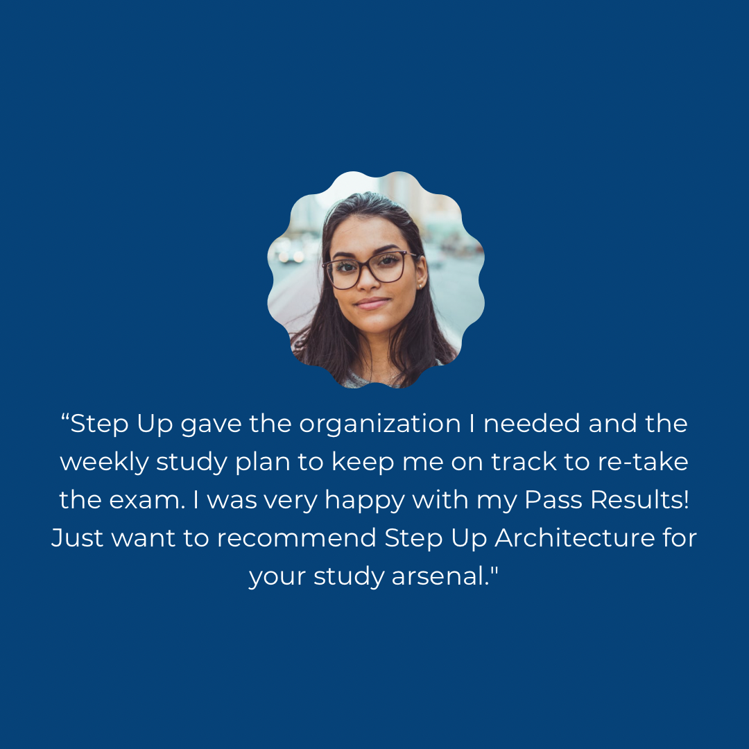 Step UP - Pass the Architect Registration Exam | Step UP